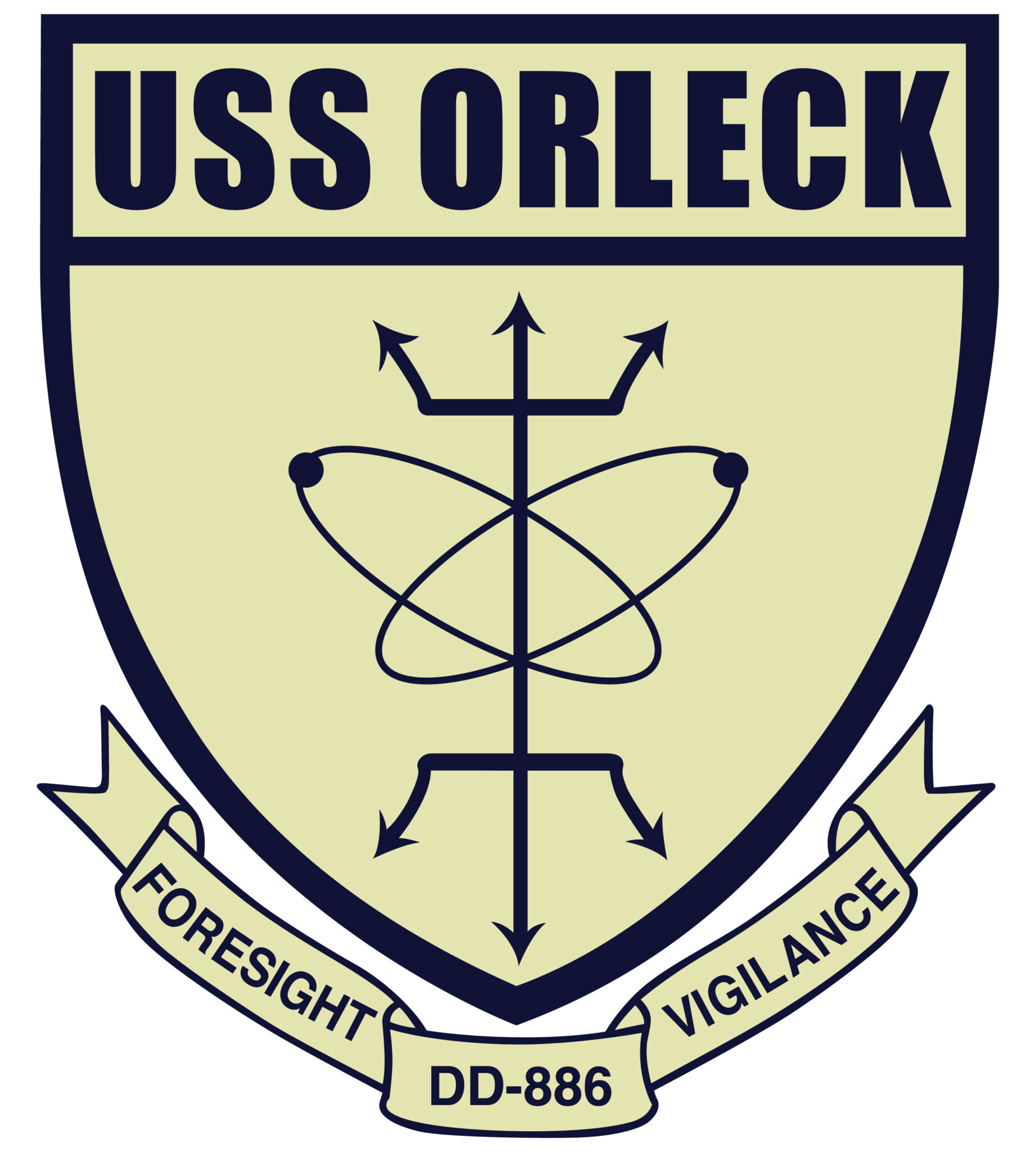 USS Orleck Logo Colored | 1st Place Sports