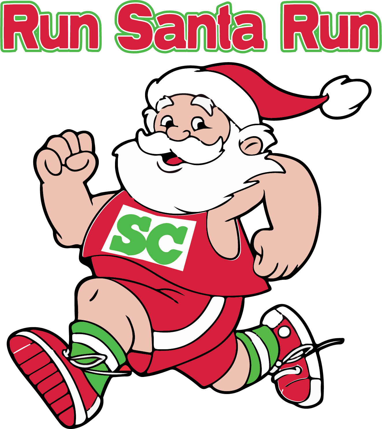 Run Santa Logo 2024 | 1st Place Sports